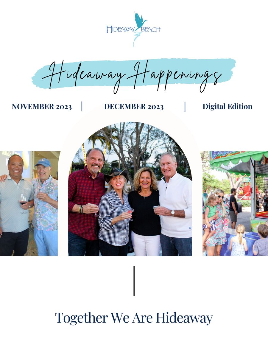 2023 November & December Hideaway Happenings by Hideaway Beach Club ...