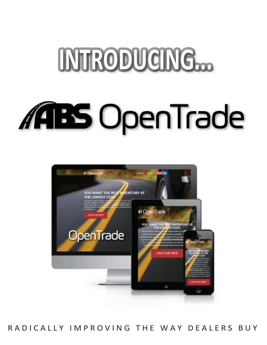 OPENTRADE Flyer - INTRODUCING COVER by Tony Wilcox - Flipsnack