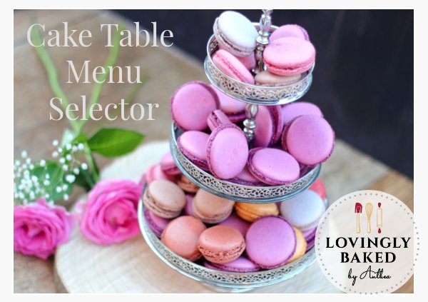 Cake Table Selector Menu by Anthea Anderson - Flipsnack