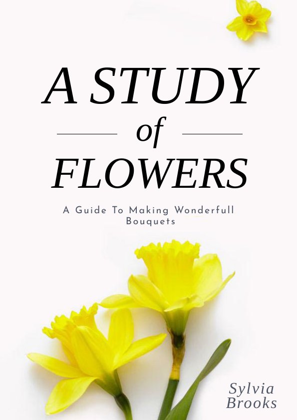 Yellow Flowers Book Cover Template by Flipsnack templates - Flipsnack