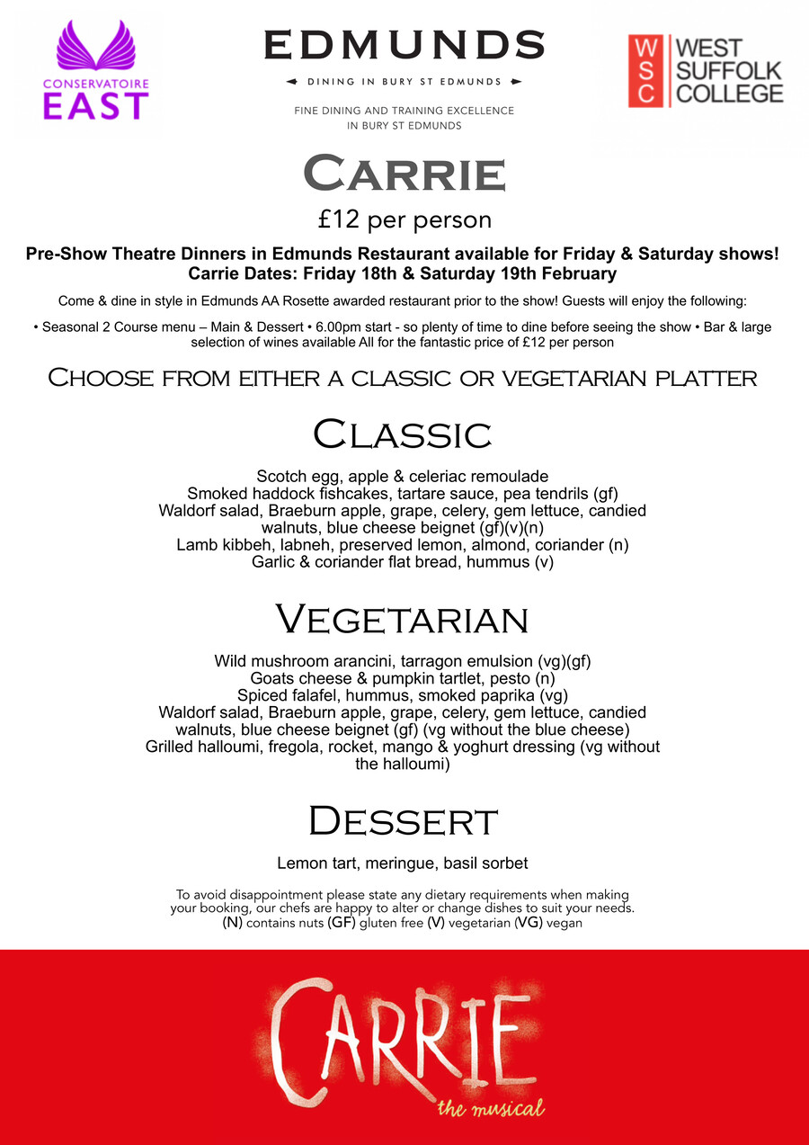 Carrie - Conservatoire EAST Menus 2021 by Eastern... - Flipsnack