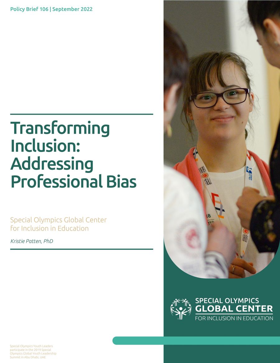 Transforming Inclusion: Addressing Professional Bias by Special ...