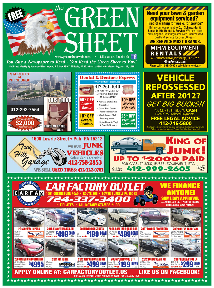 greensheet-4-17-19 by Dan Hammond - Flipsnack