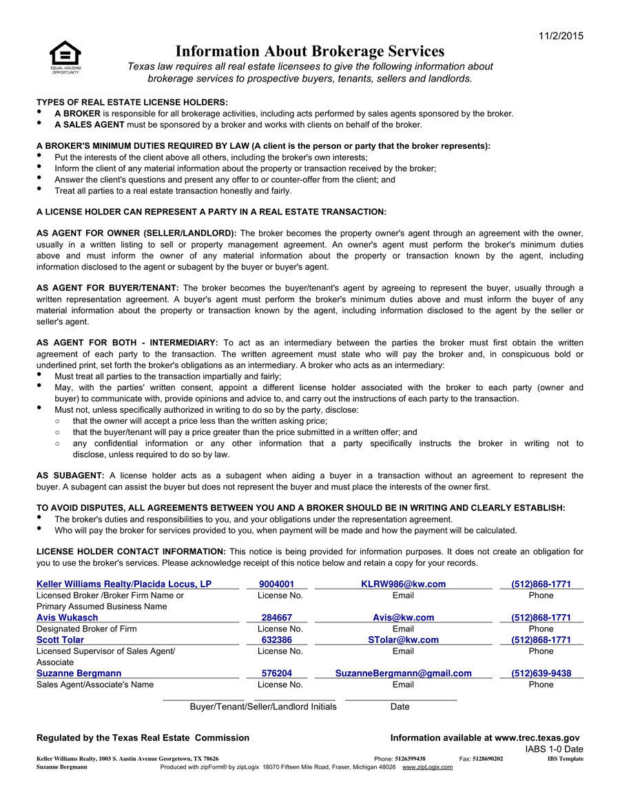 Information_about_Brokerage_Services_Template by Suzanne Bergmann ...