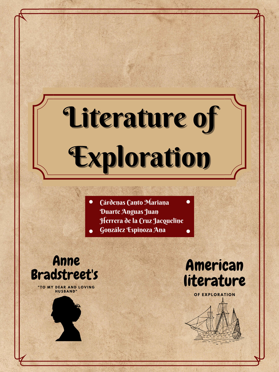 Literature of Exploration by Ana... - Flipsnack
