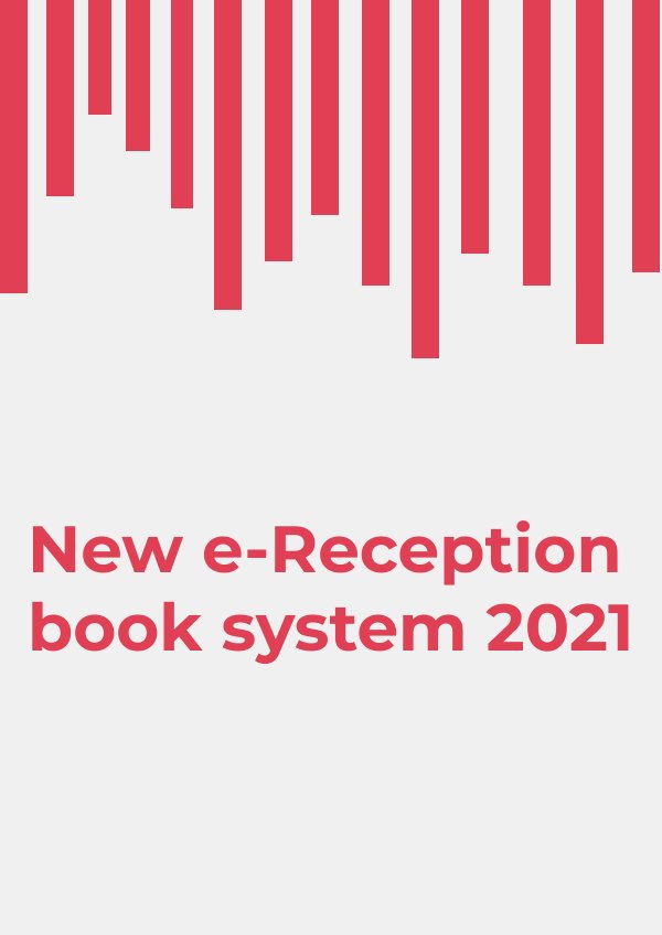 Copy of New e-Reception book system 2021 by - Flipsnack