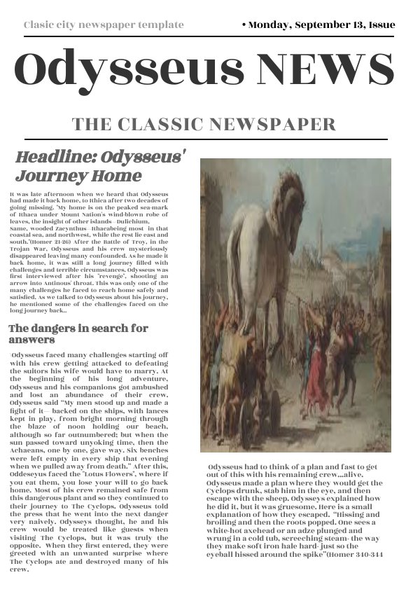 Newspaper Odysseus by Asme - Flipsnack