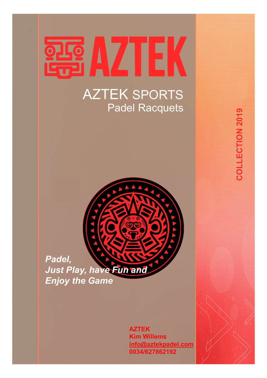 Aztek Padel Racquet Collection 2019 by kim - Flipsnack