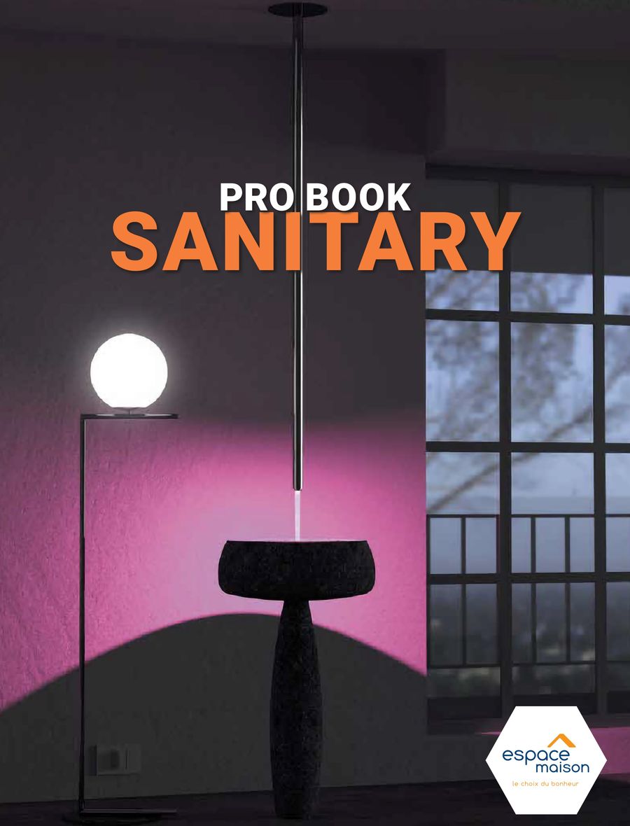 PRO BOOK Sanitary ware 2023- EN by Espace Maison - Flipsnack