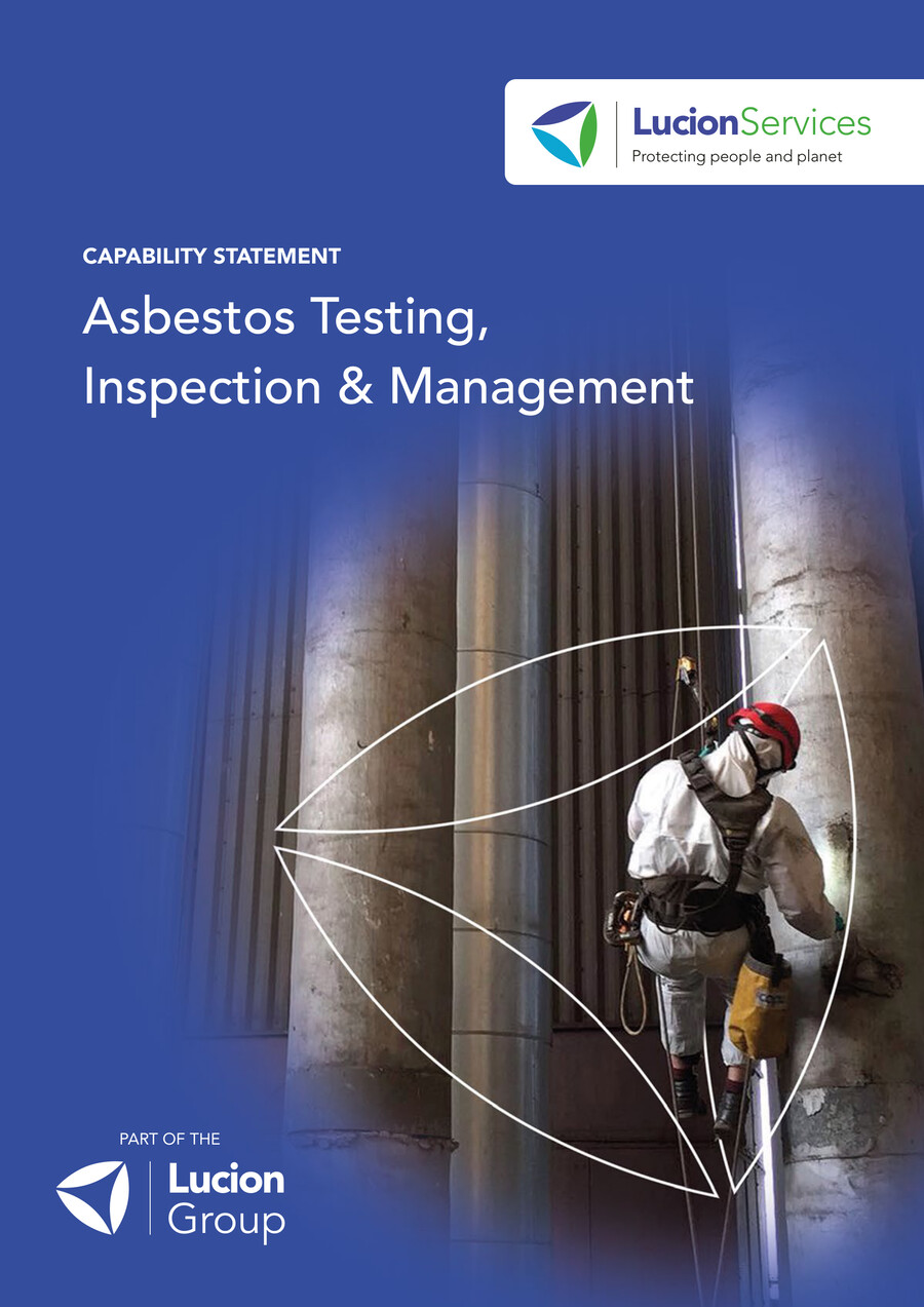 Lucion Services - Asbestos Services Brochure by Lucion Group - Flipsnack