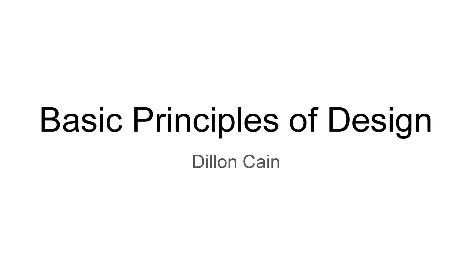 Dillon Cain Basic Principles Flipbook by dillon1 - Flipsnack