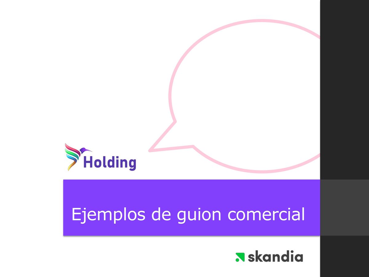 Ejemplos de guion comercial by Esteban Espitia - Flipsnack