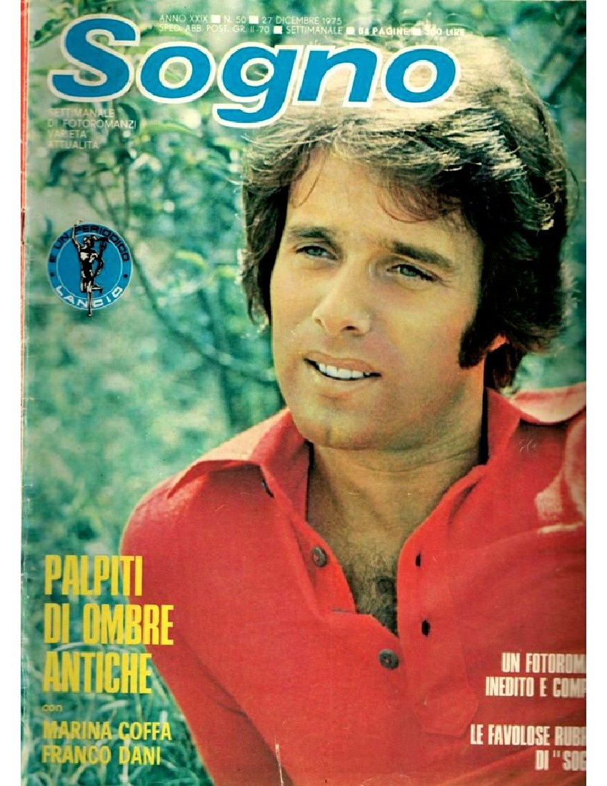 FOTOROMANZO LANCIO - PALPITI DI OMBRE ANTICHE-1° (SOGNO 50 1975) by ...