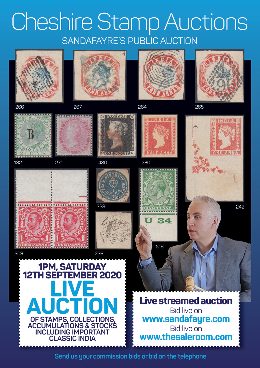 Cheshire Stamp Auctions - 1pm - 12th September 2020 by Pam - Flipsnack