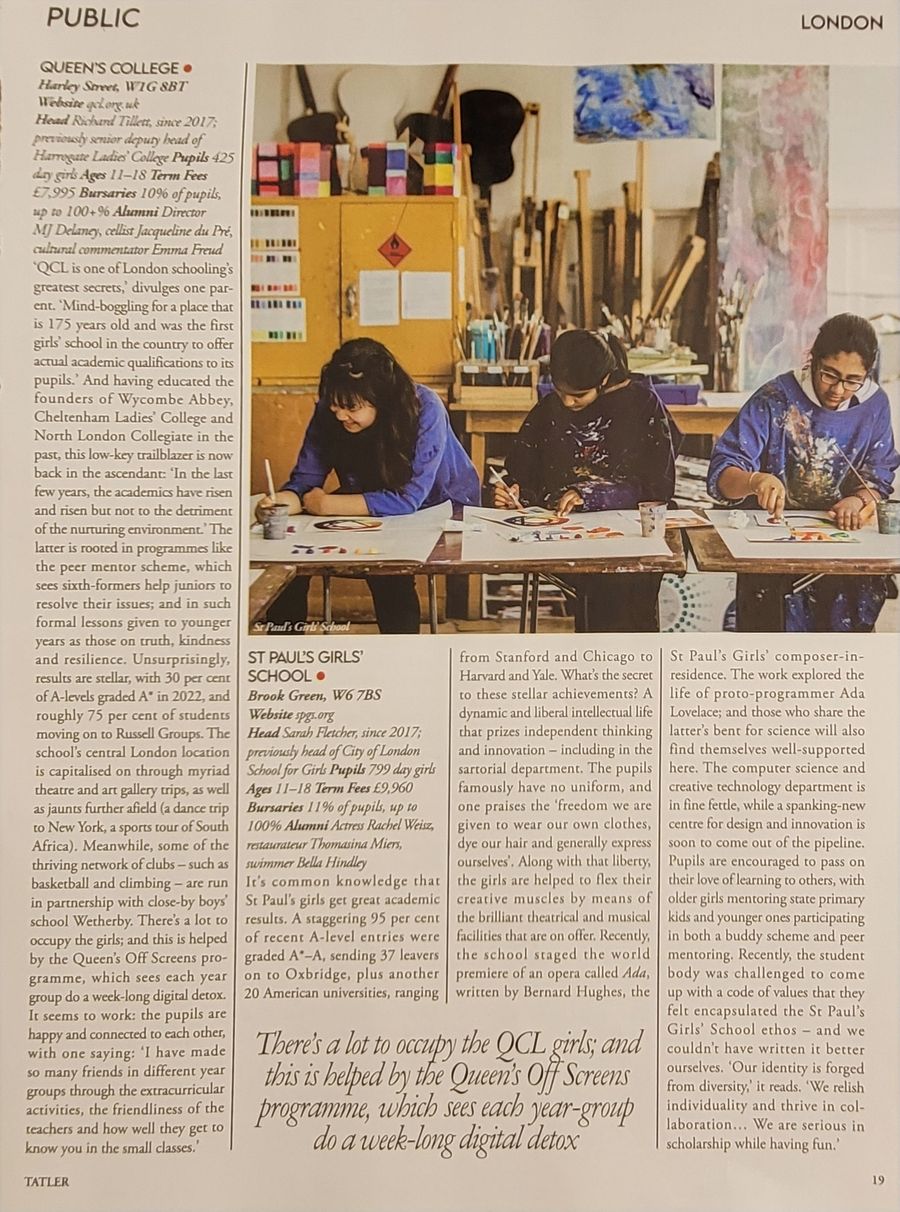 Tatler Schools Guide 2024 by SPGS Publications - Flipsnack