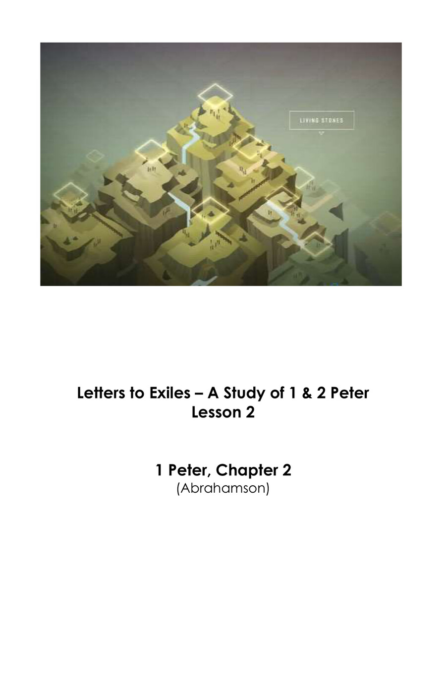 2 Letters to Exiles Lesson 2 by Abiding Shepherd - Flipsnack