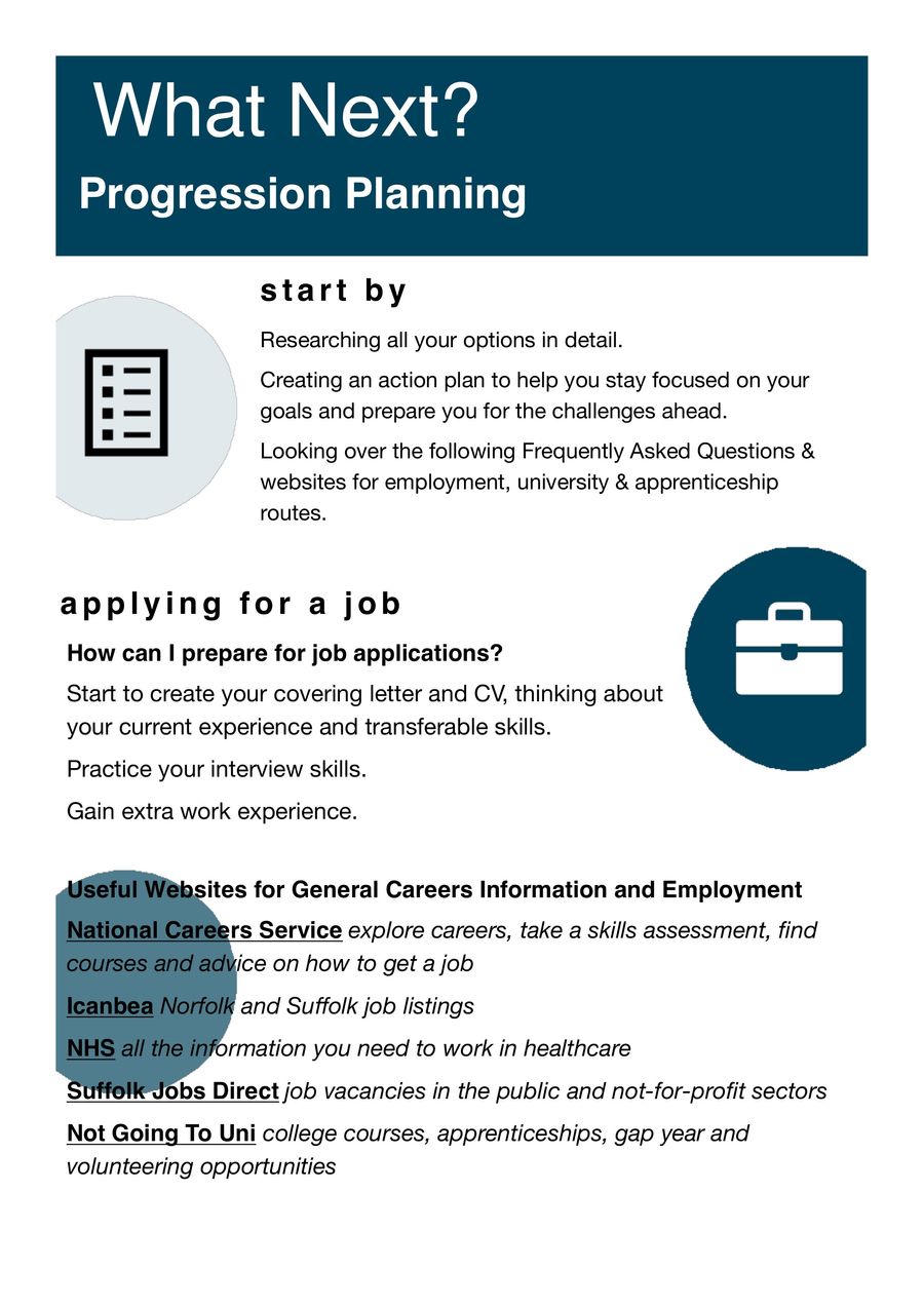 What Next Progression Planning by Eastern... - Flipsnack