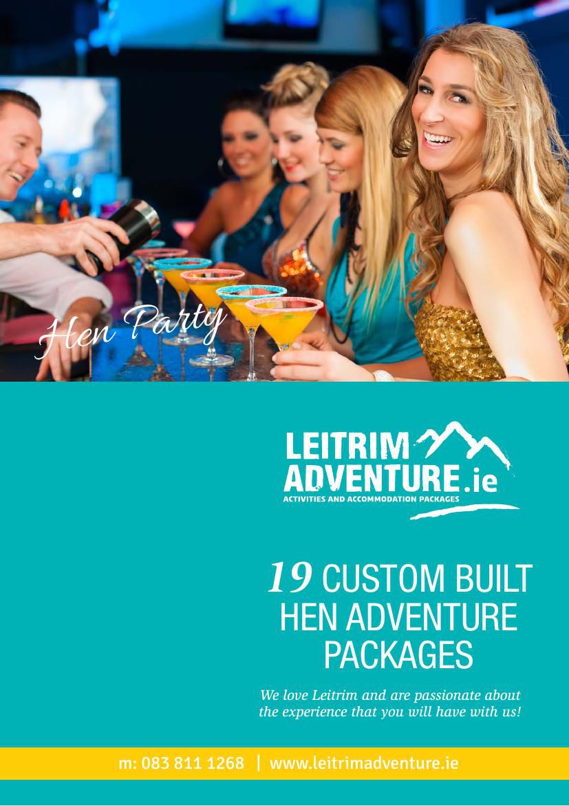 Hen weekend packages Carrick on Shannon by Philip Coghlan - Flipsnack
