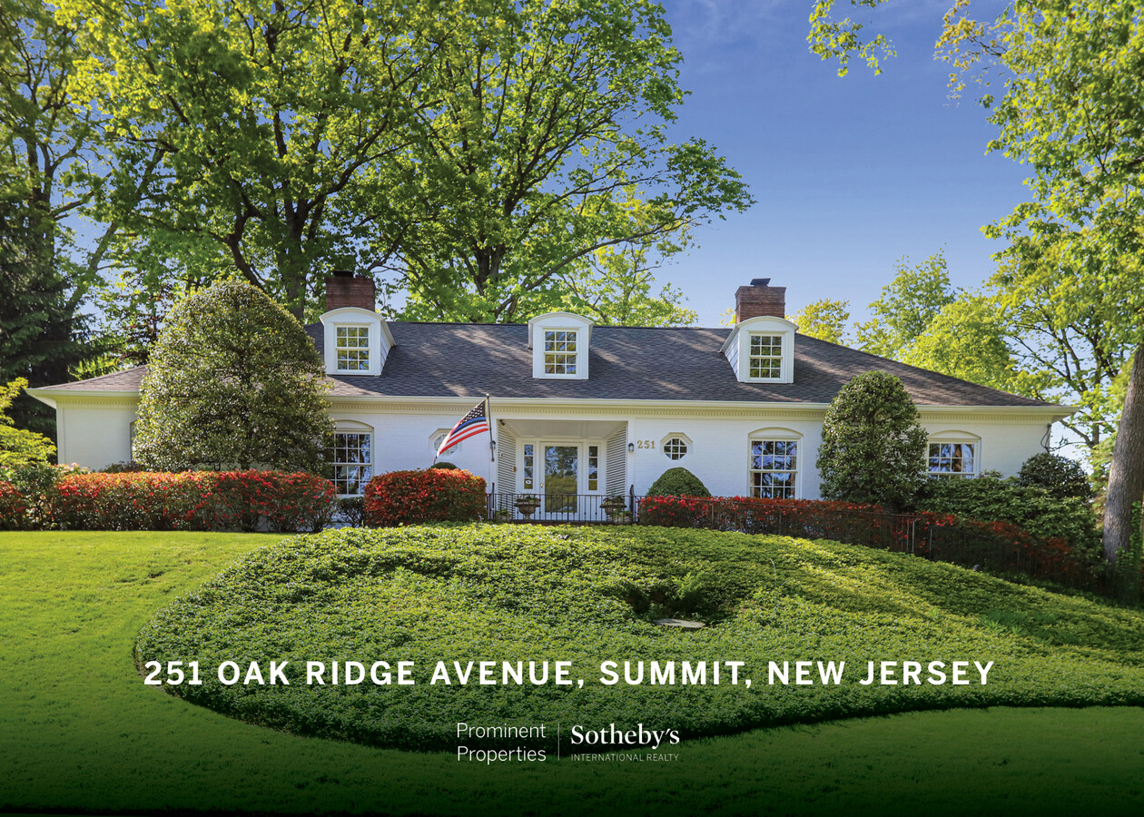 251 Oak Ridge Ave, Summit NJ by Prominent Properties... - Flipsnack