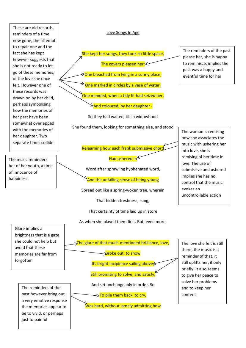 Love Songs In Age by tobyivesenglishlit - Flipsnack