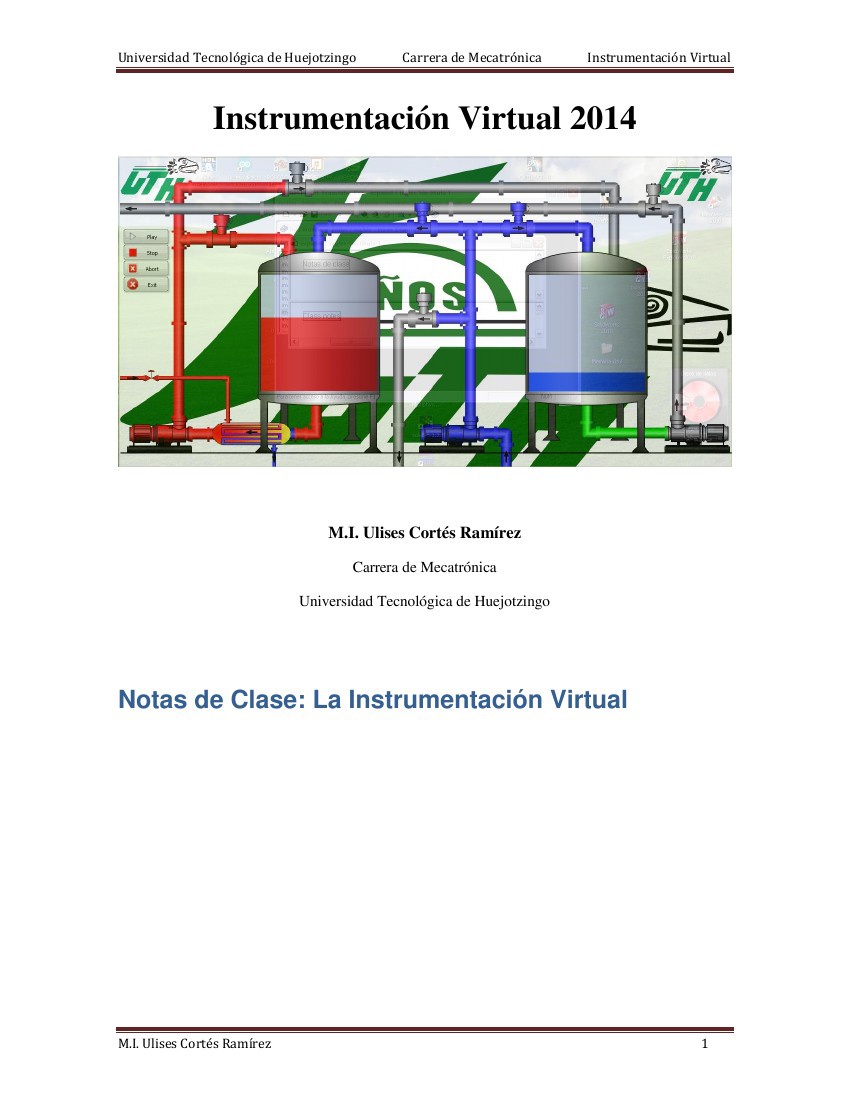 Introducción a la Instrumentación Virtual by Ulises Cortes... - Flipsnack