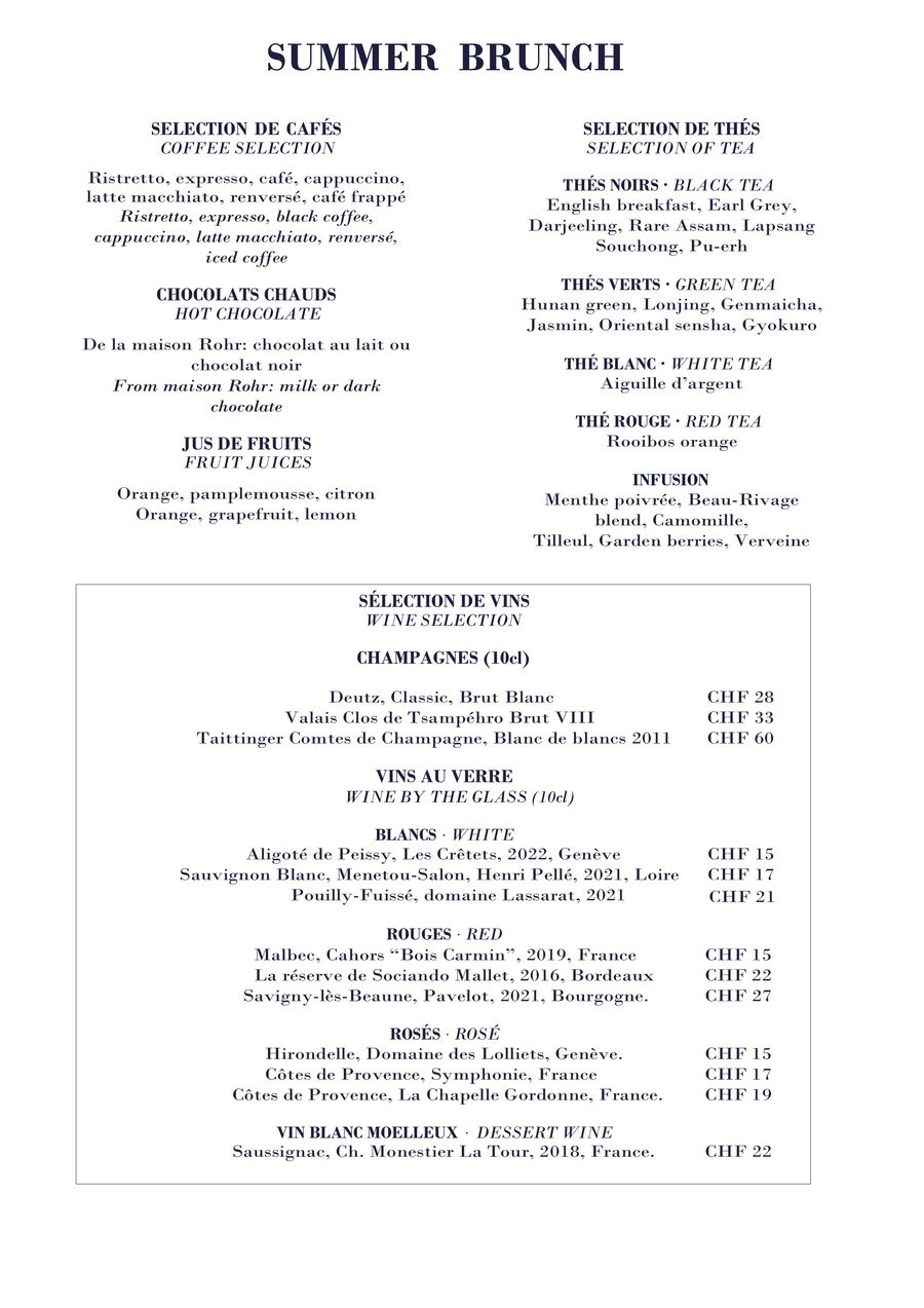 Summer Brunch 2023 by Beau-Rivage Genève - Flipsnack