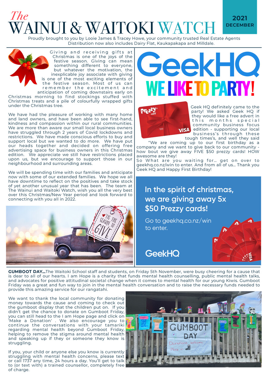 Wainui Waitoki watch by Charlotte Hopwood - Flipsnack