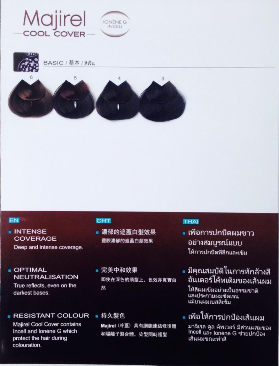 majirel cool cover chart by gbrayong - Flipsnack