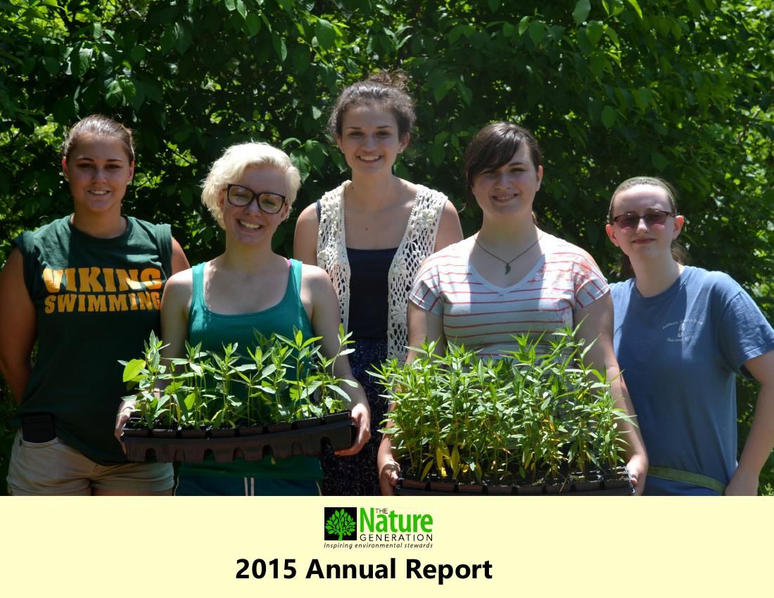 The Nature Generation Annual Report 2015 by natgen - Flipsnack