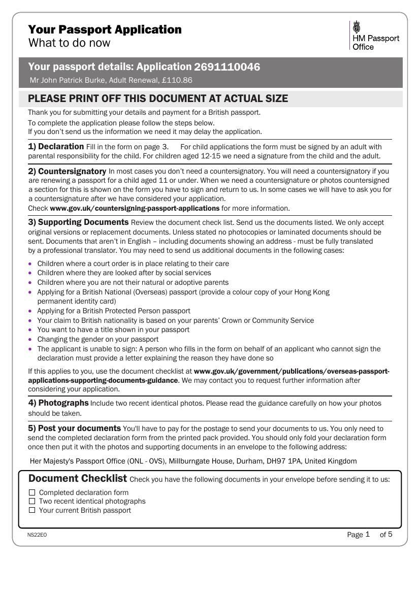 Passport Application Declaration by infinityplus2 - Flipsnack