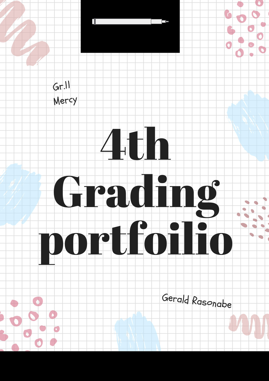 Rasonabe-Fourth Grading Portfolio by Gerald... - Flipsnack
