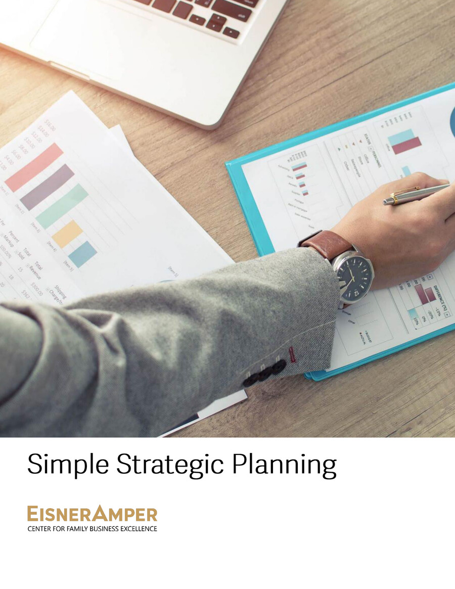 Simple Strategic Planning by EisnerAmper