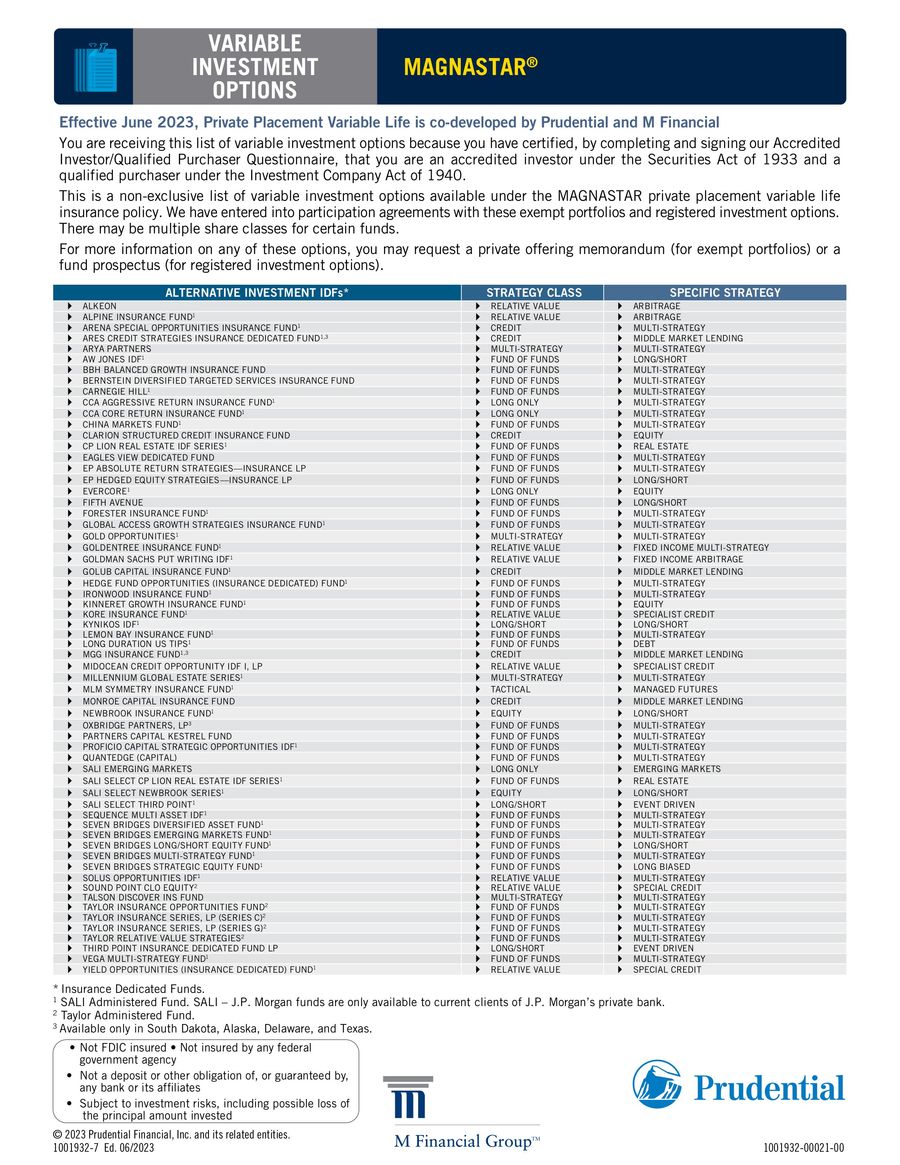Magnastar Investment Options - June 2023 by Courtney Gonzales - Flipsnack