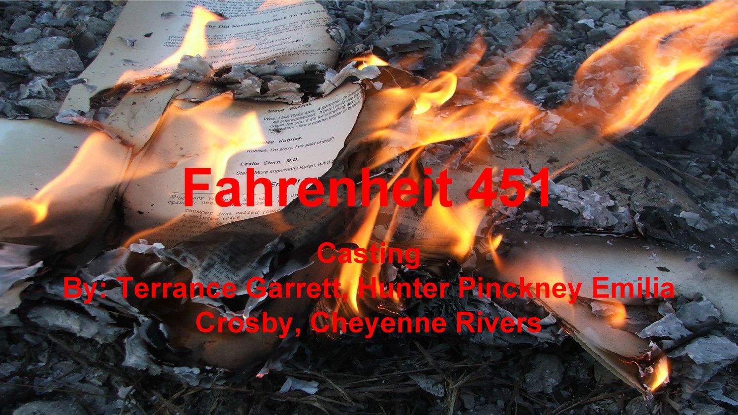 Fahrenheit 451 by Terrance Garrett - Flipsnack