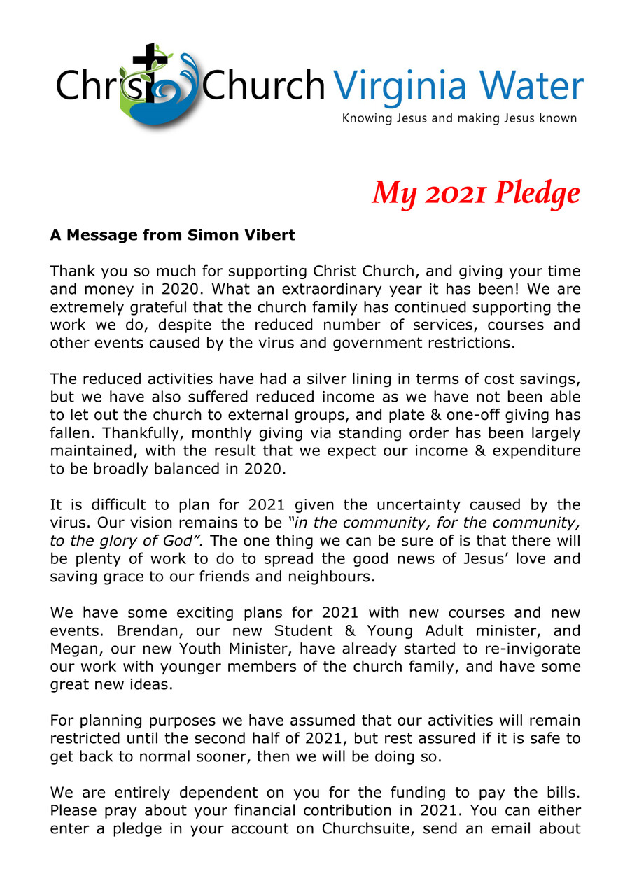 2021 Pledge leaflet by Sarah Banks - Flipsnack