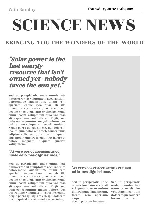 Solar Pannel Newspaper by - Flipsnack