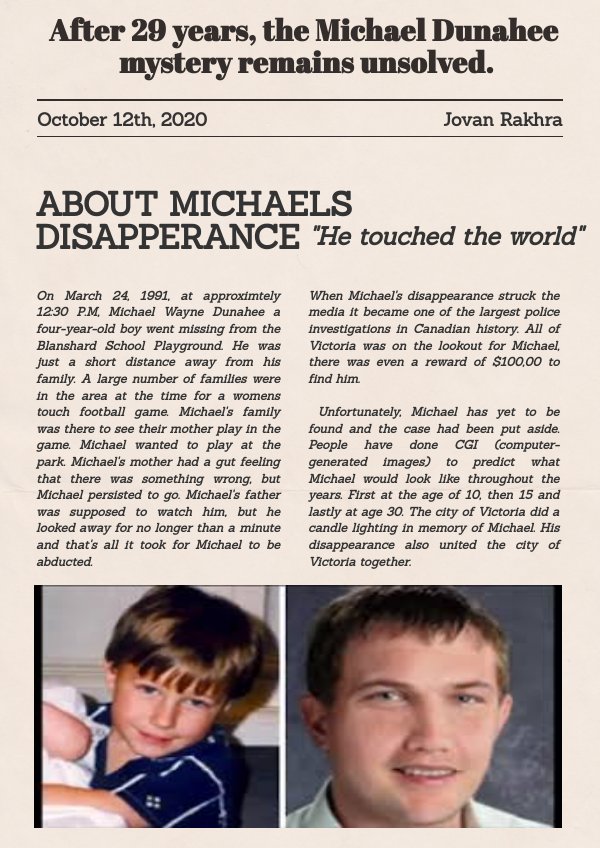 Michael Dunahee by Jovan - Flipsnack