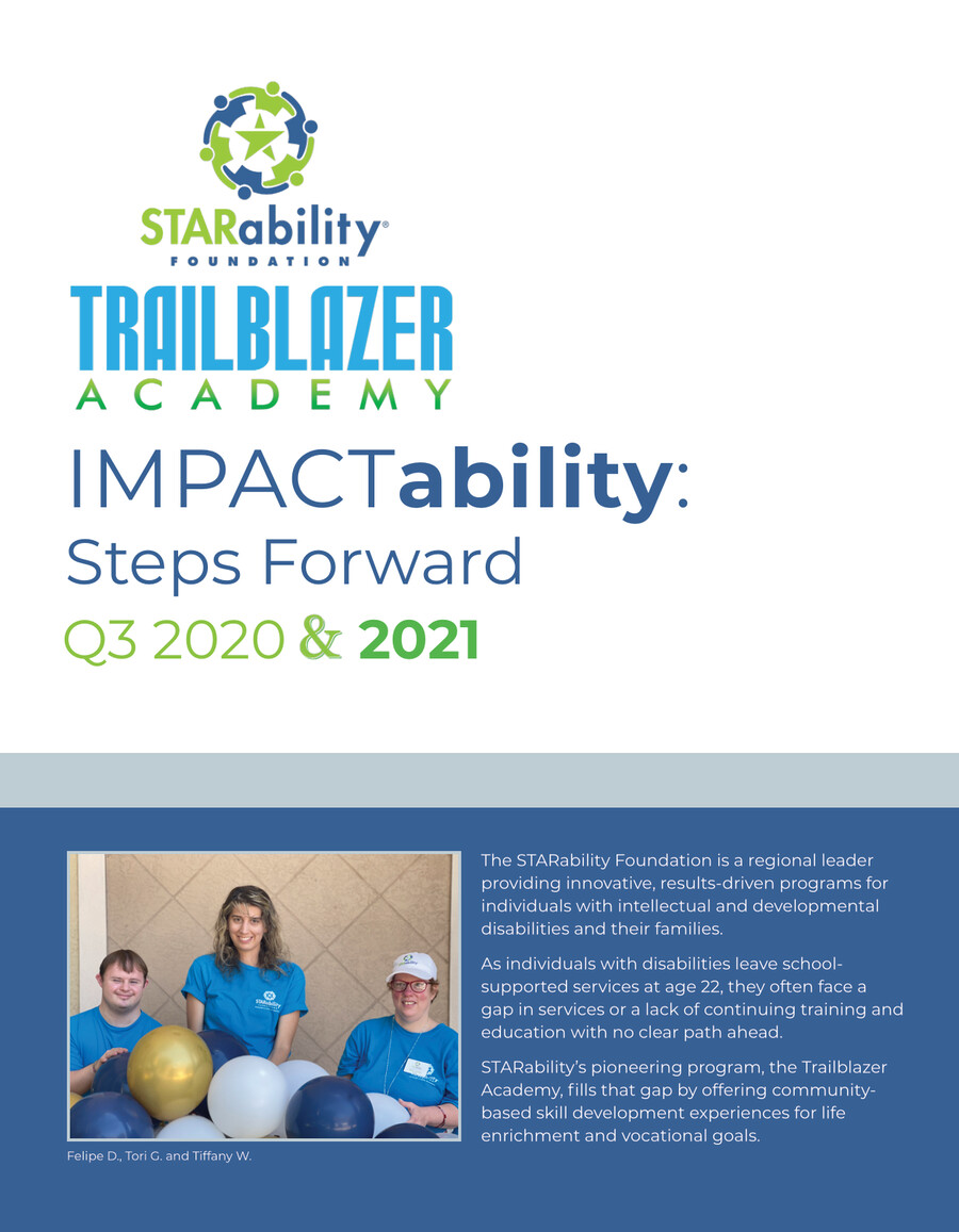 IMPACTability Report: Steps Forward Q3 2020 & 2021 by Rachael Johnston ...