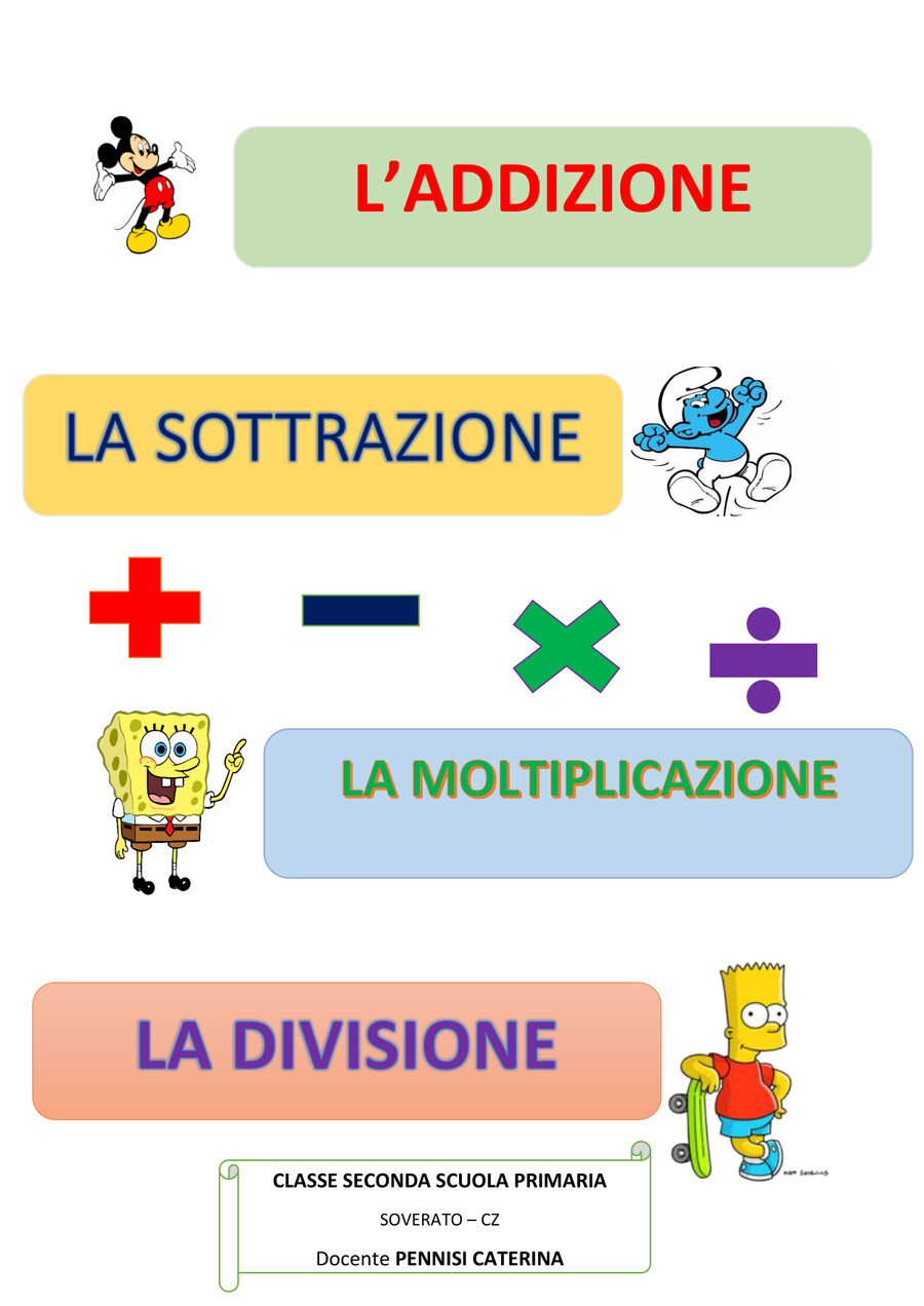 Le quattro operazioni by Caterina Pennisi - Flipsnack