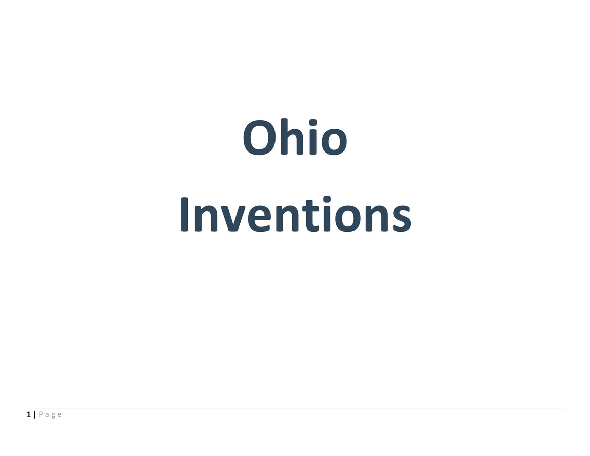 Ohio Inventors by Mark Masloski - Flipsnack