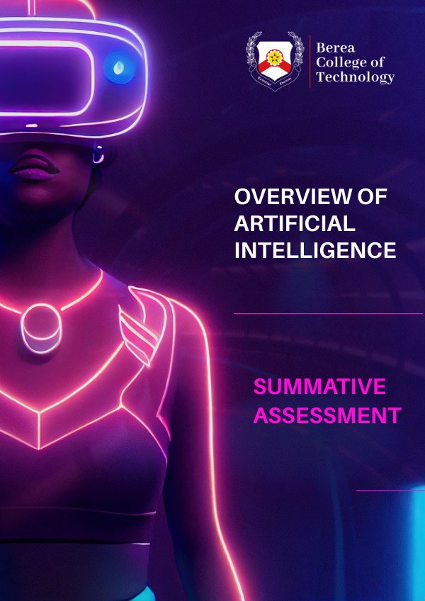 Summative Assessment: Overview of Artificial Intelligence by E-Publishing