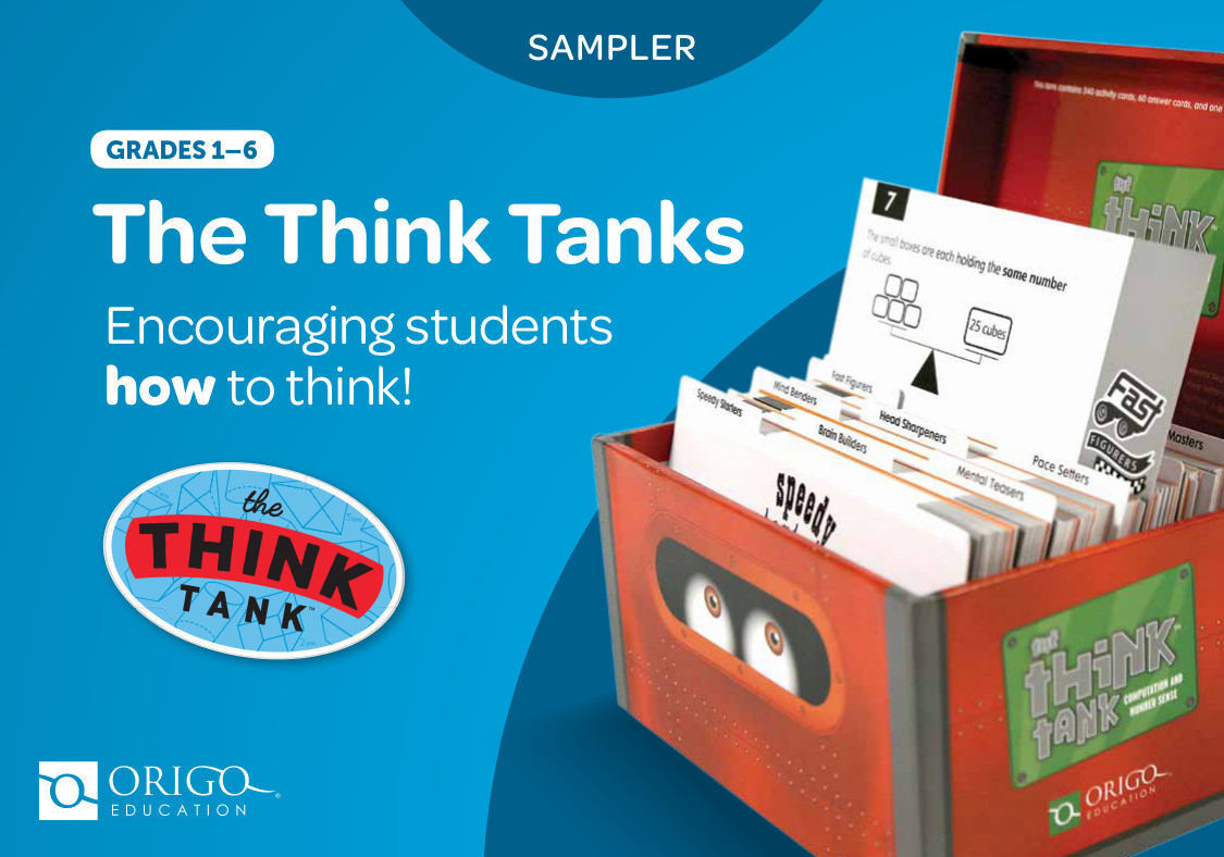 ORIGO Education Think Tank Grades 1-6 Sampler by ORIGO Education ...