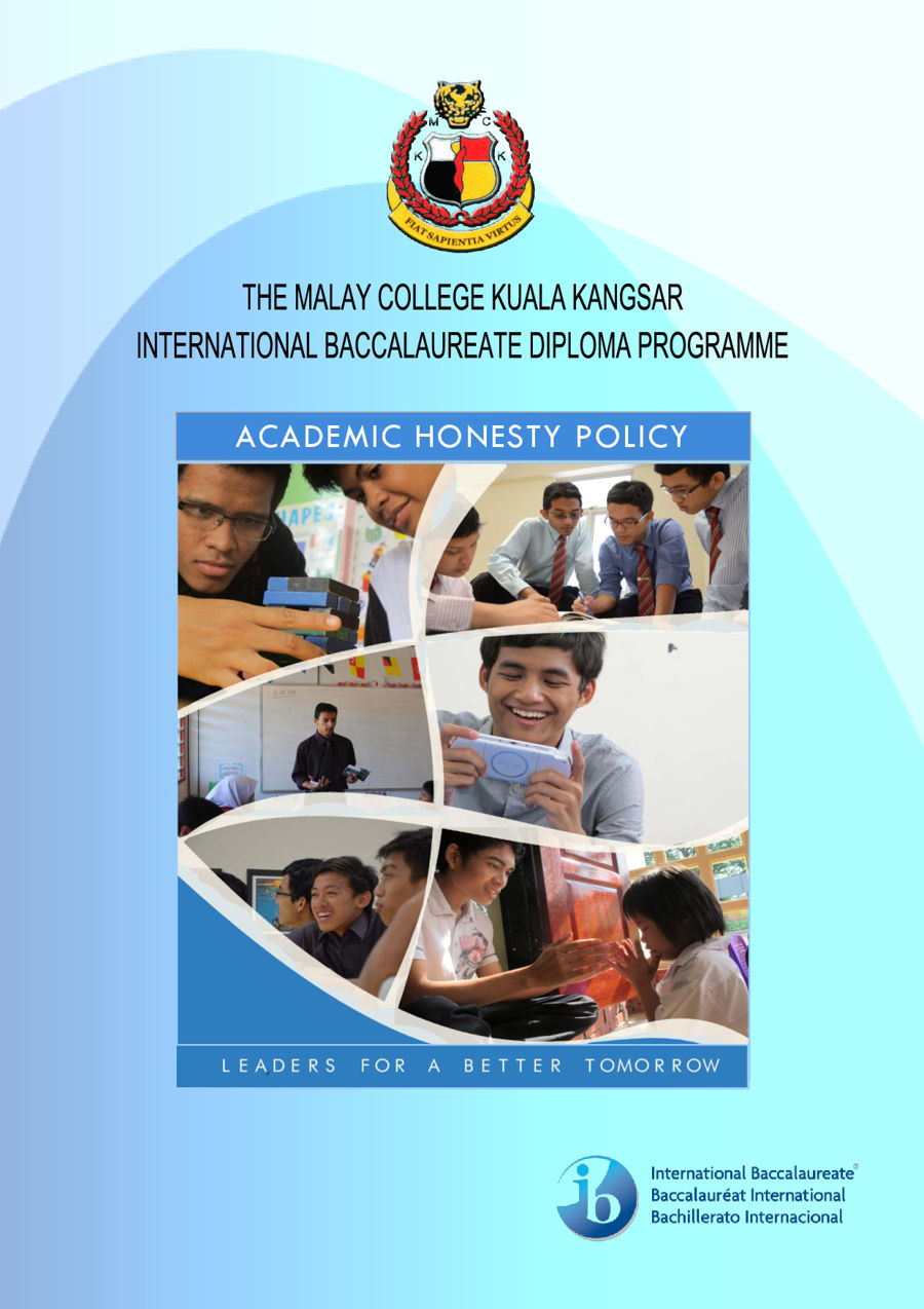 Academic Honesty Policy by amarfahmi - Flipsnack